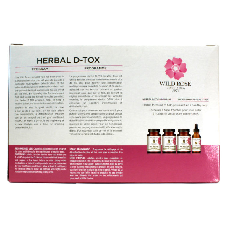 Wild Rose Herbal D-Tox Program – ShopAlive.ca